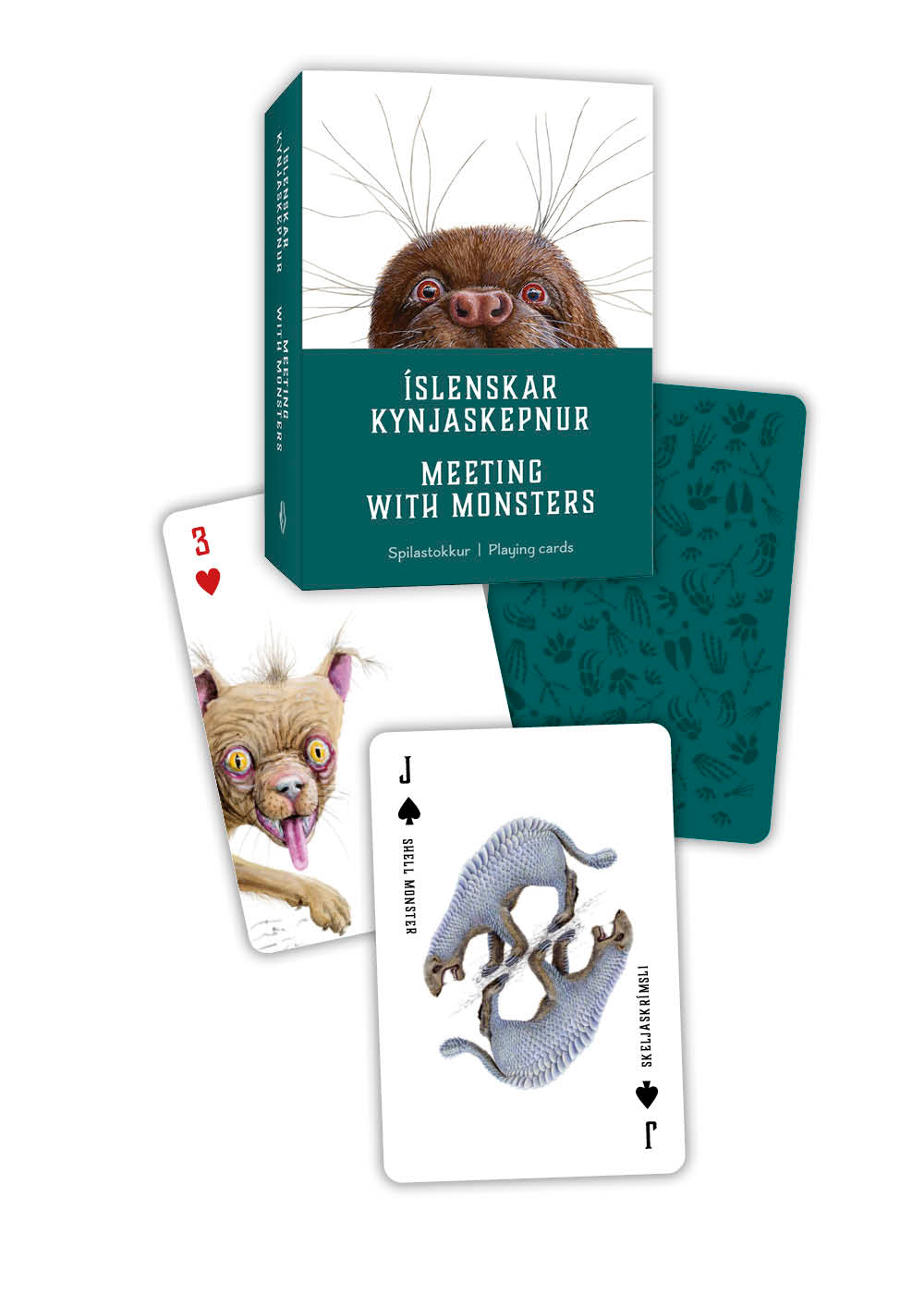 Meeting With Monsters - Playing Cards – Mamma Reykjavík